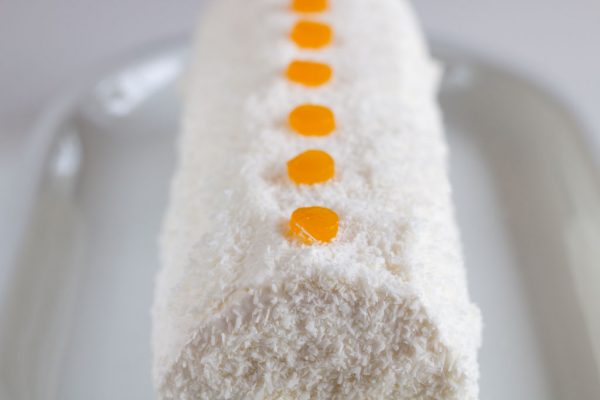 How to make a modern yule log in a mold (with coconut, passion fruit ...